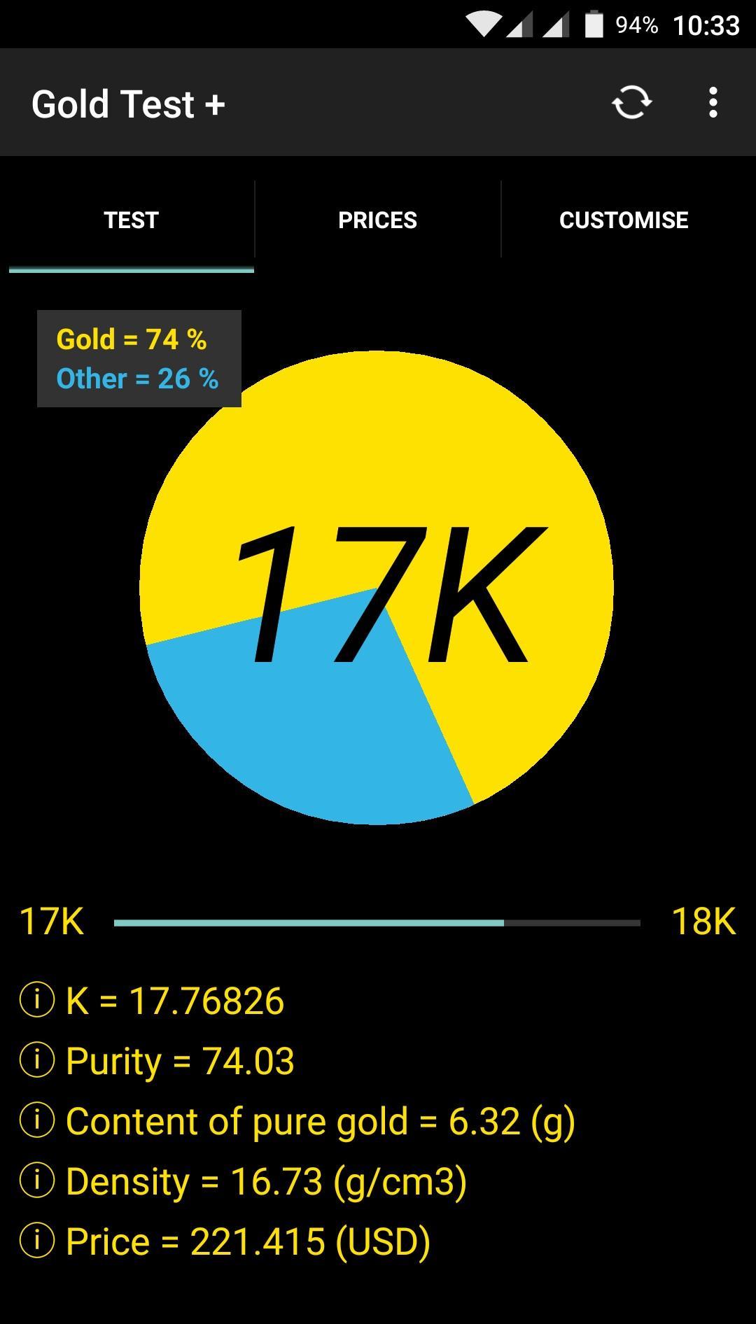 Gold Density Specific Gravity Test Gold Price For Android Apk Download