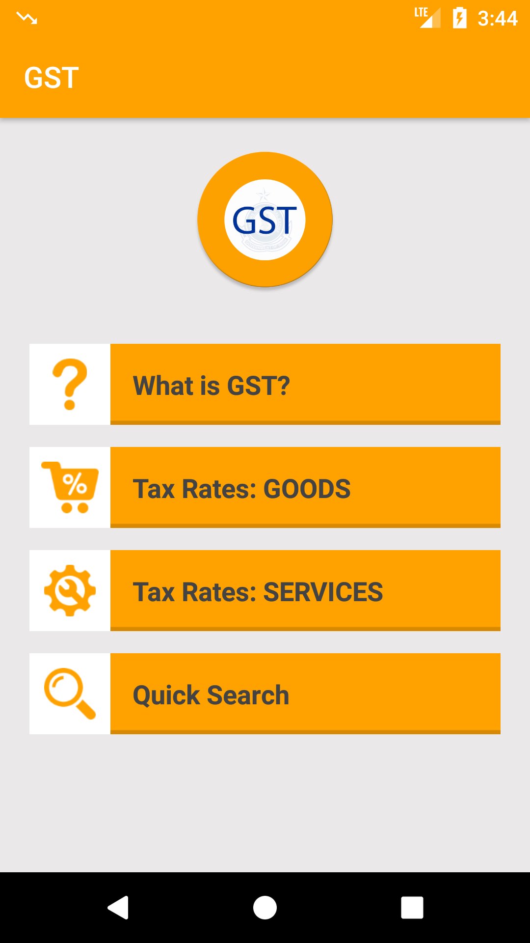 GST Rate Finder APK للاندرويد تنزيل