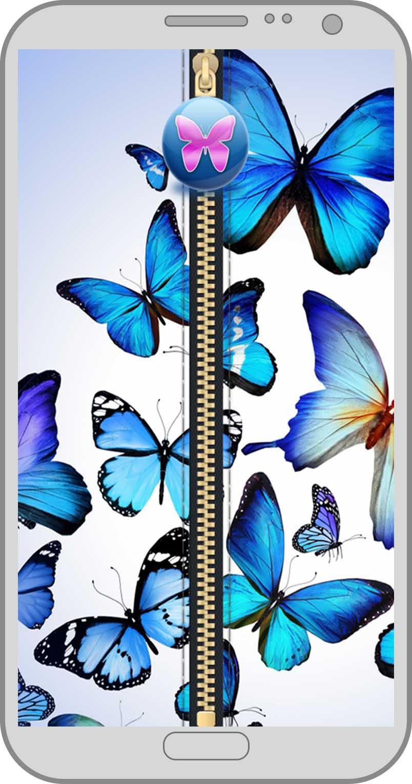Download do APK de Butterfly blue Lock Screen para Android