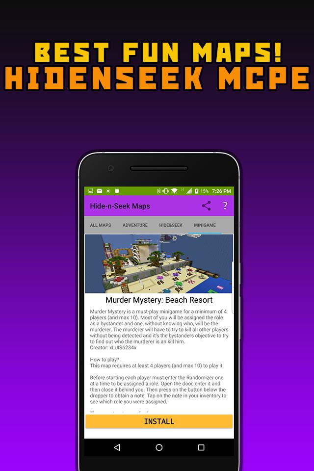 Hide And Seek Minecraft Maps Apk For Android Download 3665