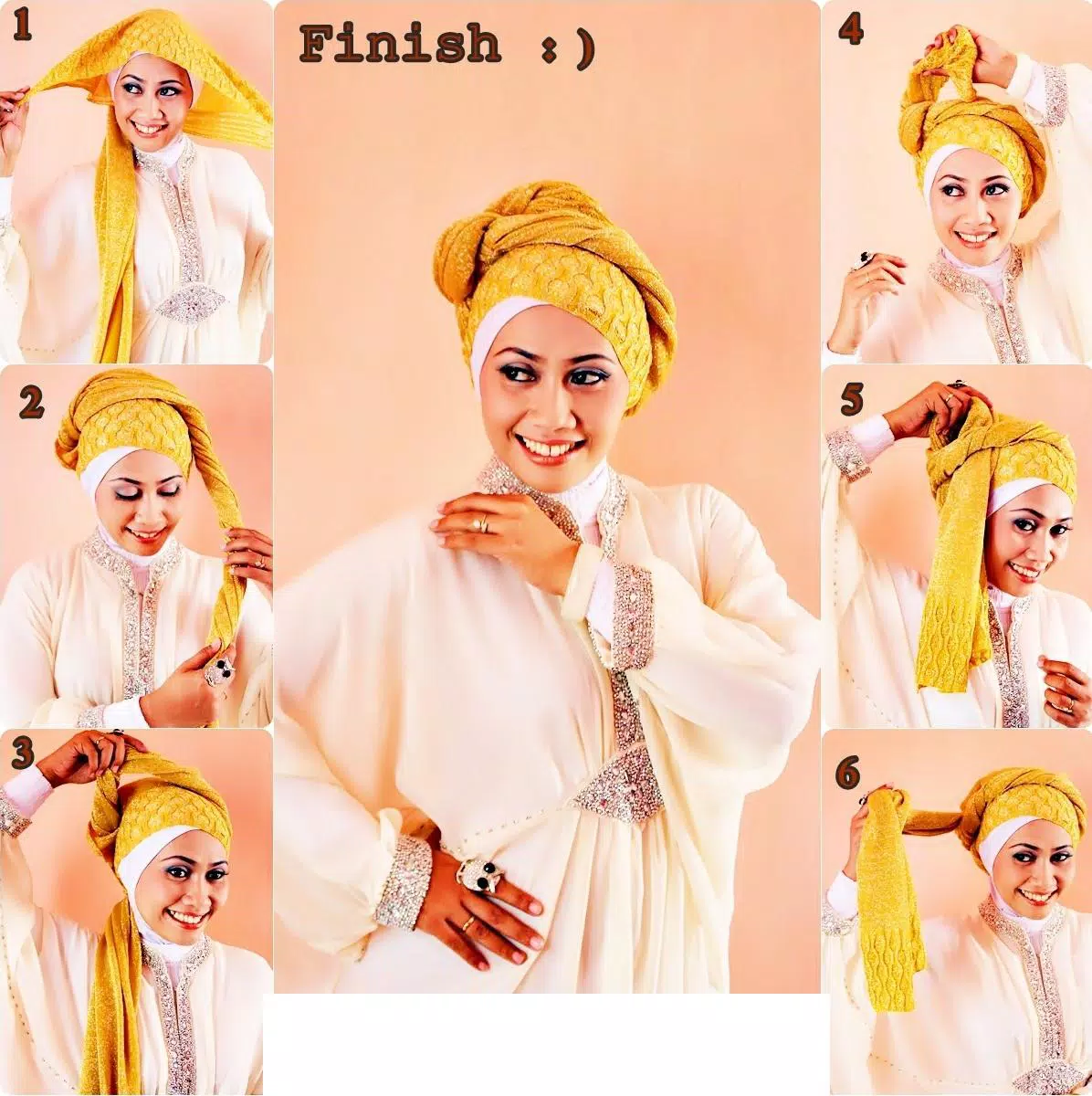Tutorial Hijab Turban Simple