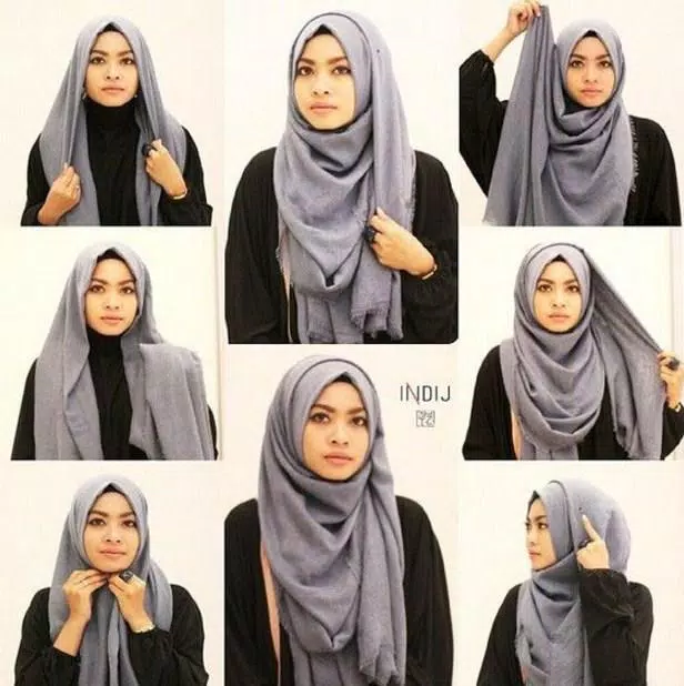 Cara Pakai Modern Hijab Styles
