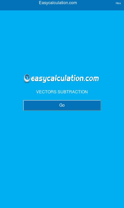 Vector Subtraction Calculator Apk For Android Download