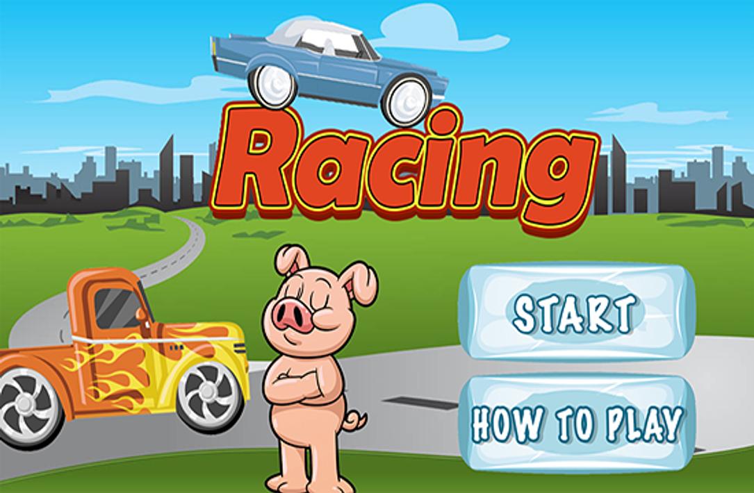 Racing Car For Little Pig Game for Android - APK Download