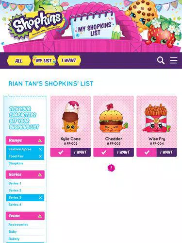 Shopkins Characters List