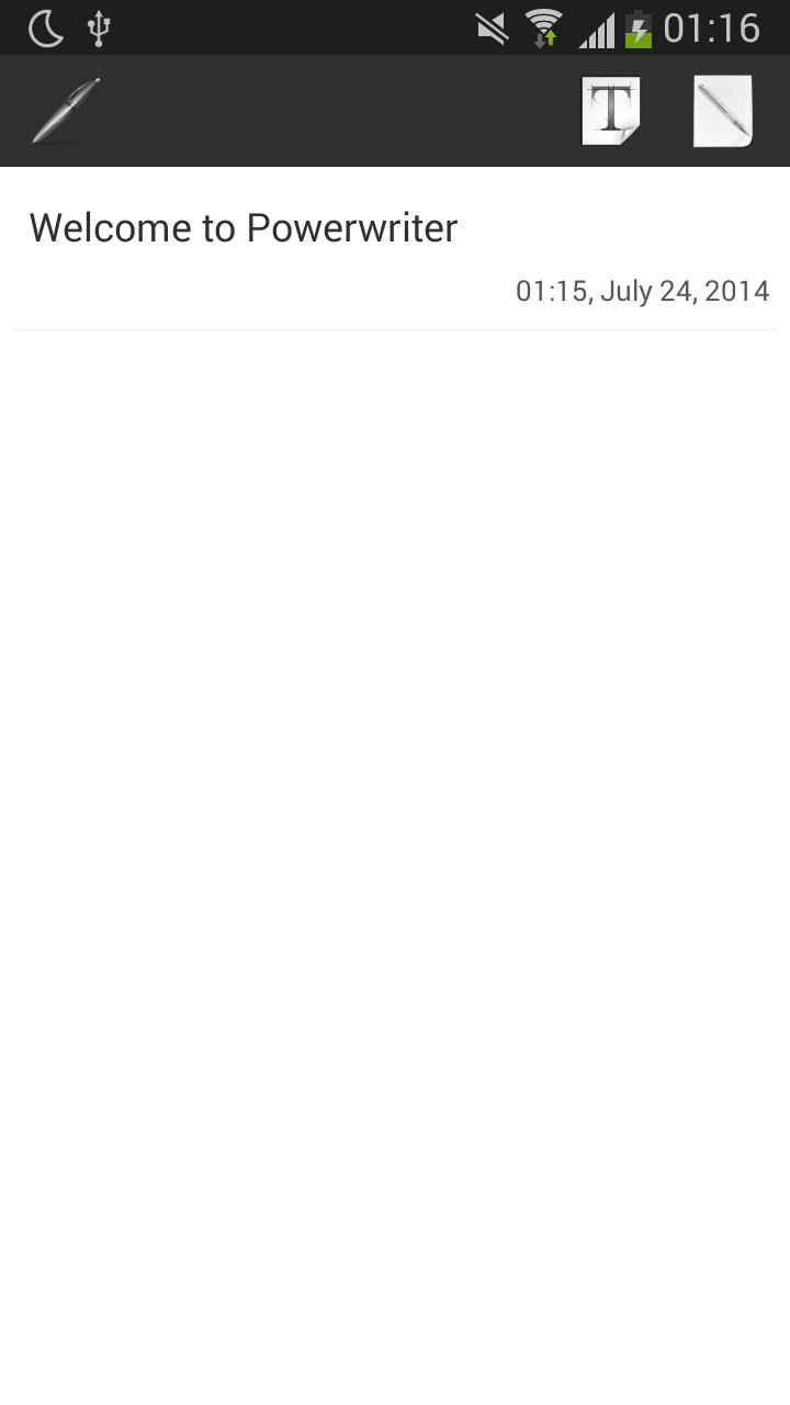 Descargar Power writer APK Última Versión 1.0.8 para Android