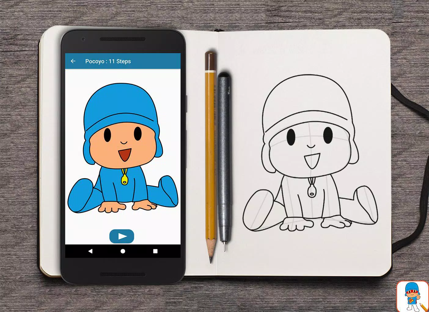 Pocoyo Drawing