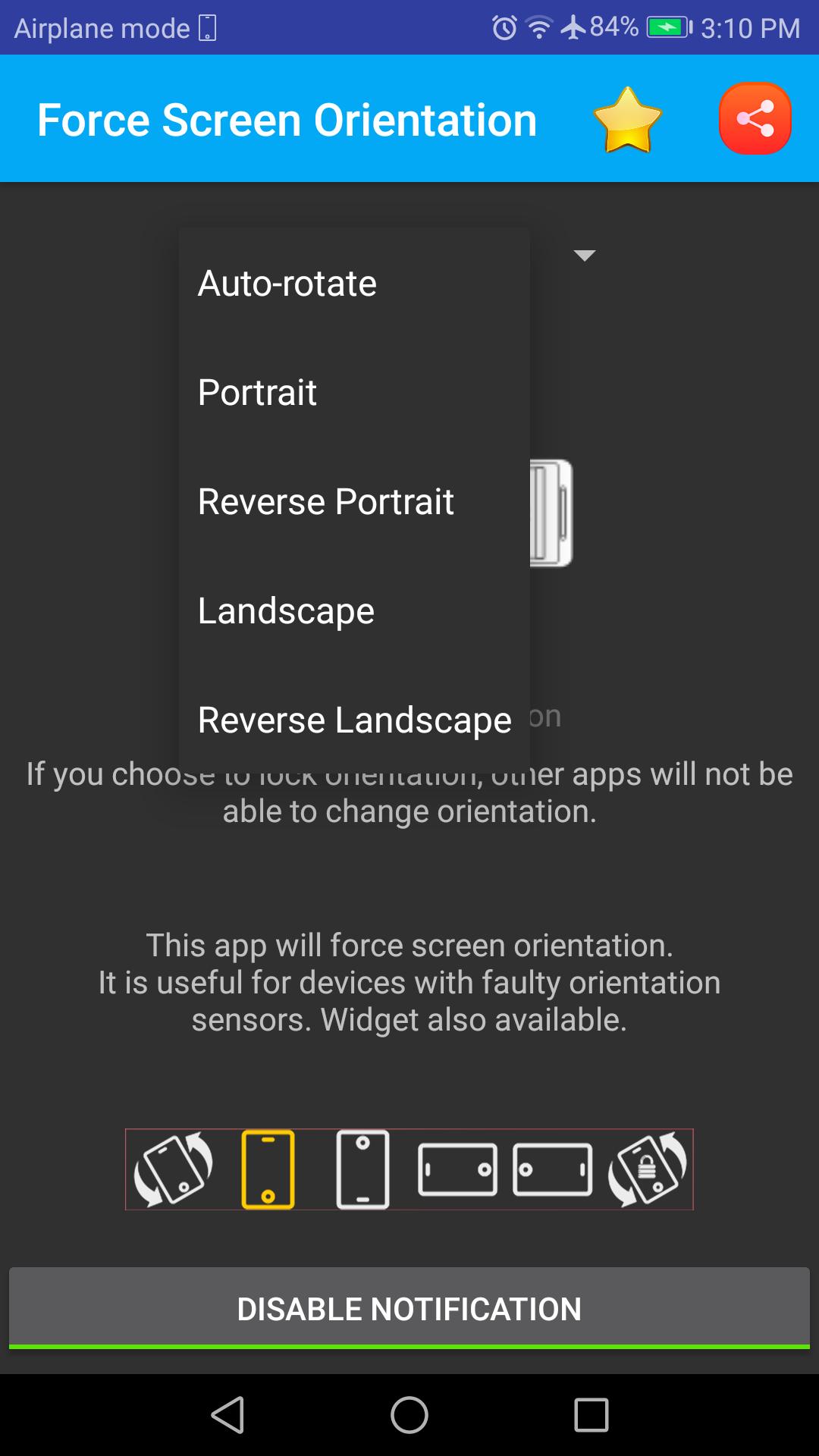 Force Screen Orientation for Android - APK Download Force Screen Orientation for Android - APK Download