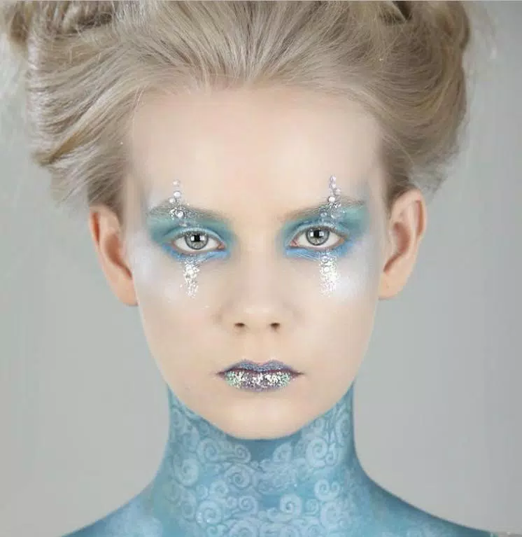 Ice Princess Eye Makeup