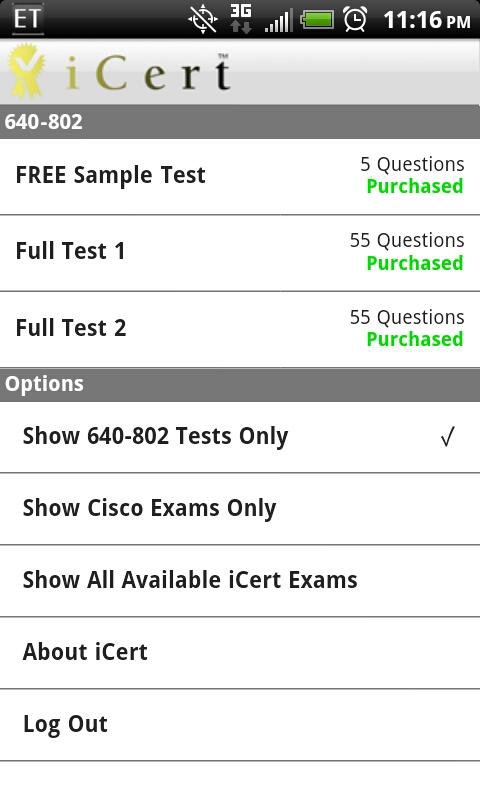 iCert Practice Exam for CCNA APK for Android Download