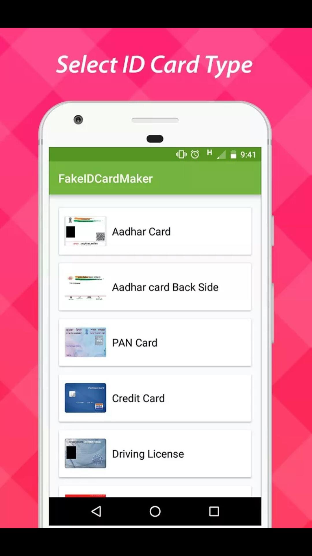 Fake ID Card Maker APK for Android Download