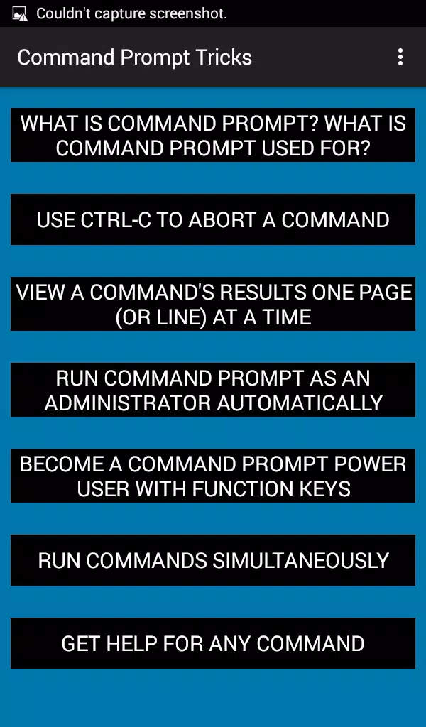 Скачать Command Prompt Tricks APK для Android - Последняя Версия