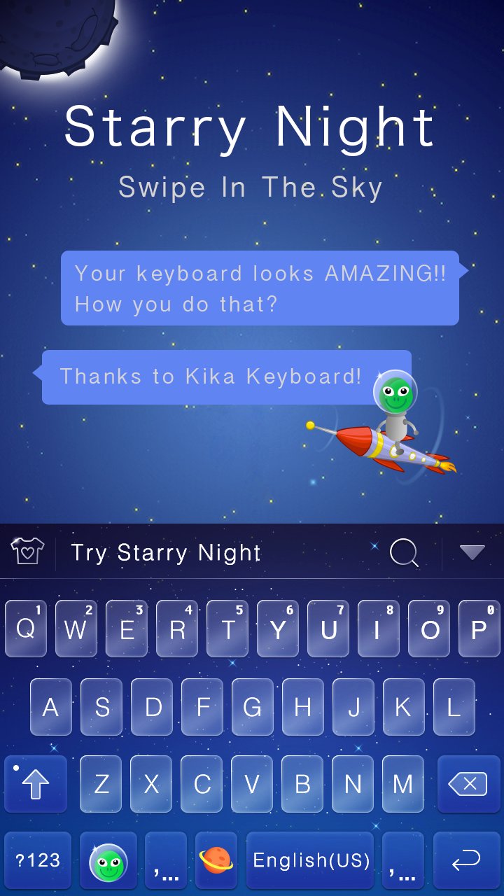 Starry Night Theme Keyboard APK for Android Download