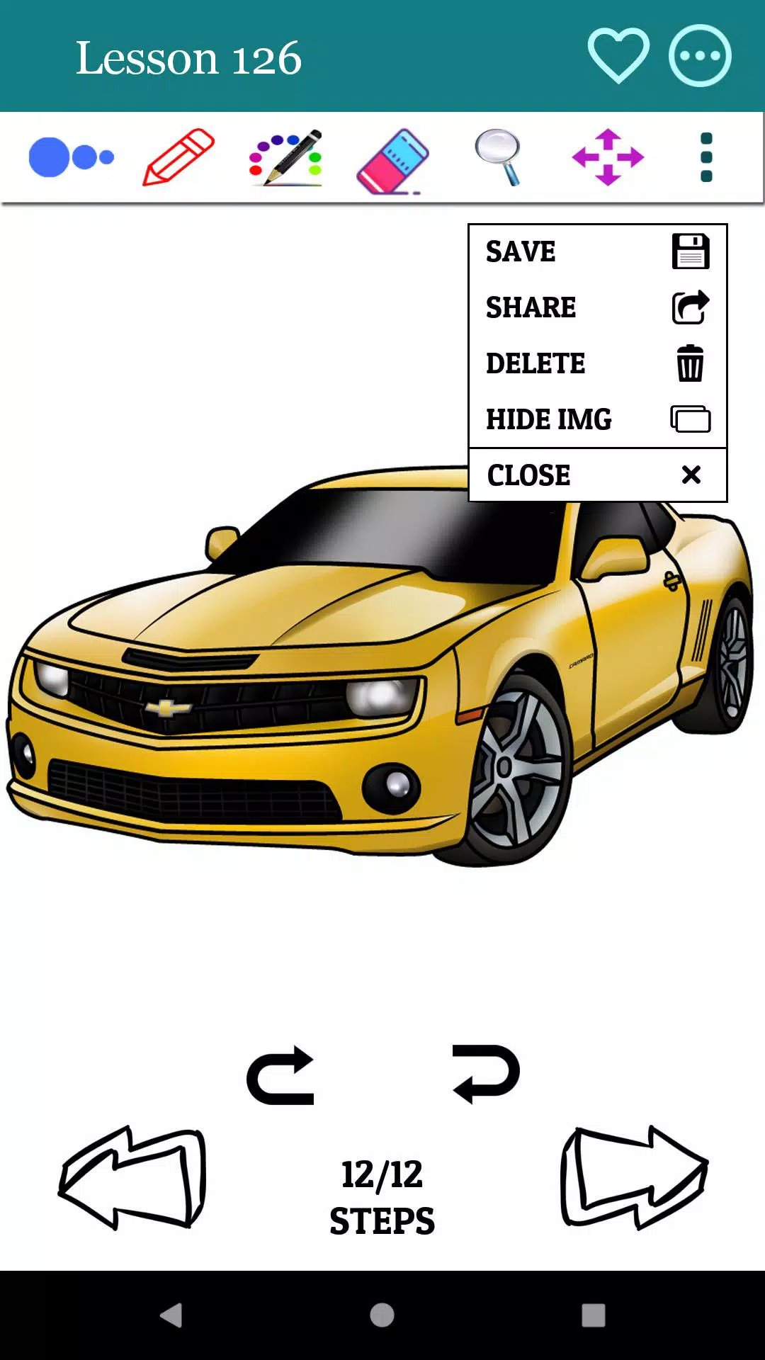 How To Draw A Camaro Step By Step For Kids