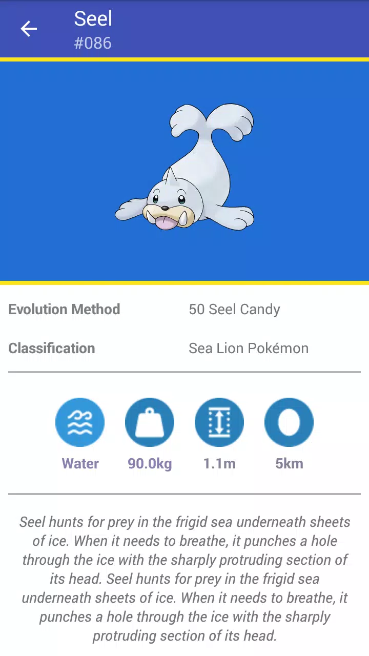 Pokemon Seel Evolution Chart