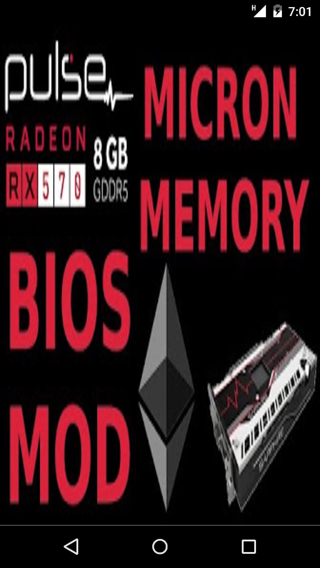 GPU Bios Mod for AMD RX Series APK Download for Android - Latest Version