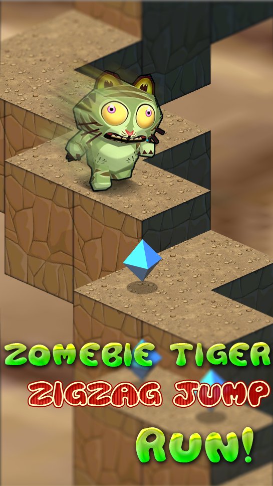 Zombie Tiger ZigZag Jump Run APK for Android Download