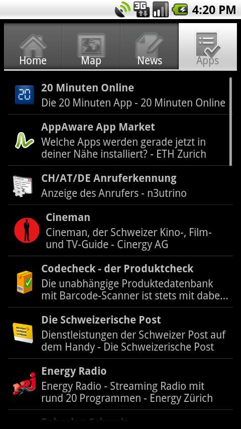 The (old) Swiss Android App APK for Android Download