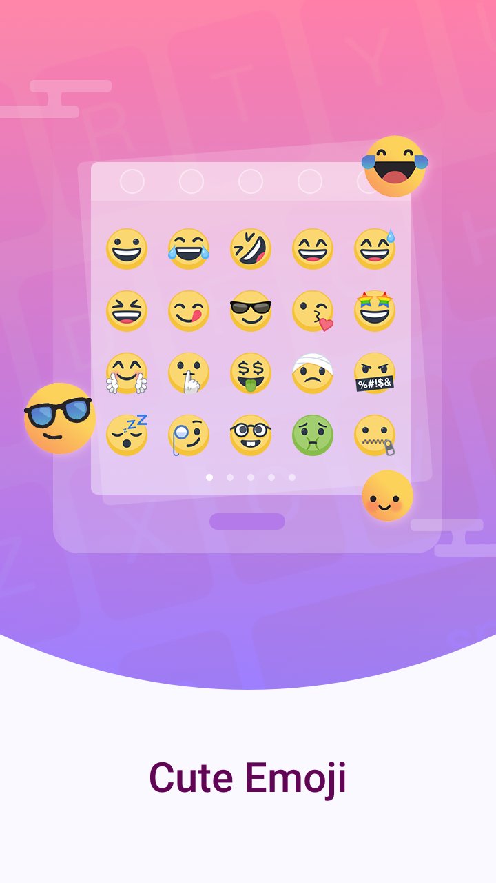 Descarga de APK de FUN Keyboard - Cute Emoji, Emoticon & GIF para Android