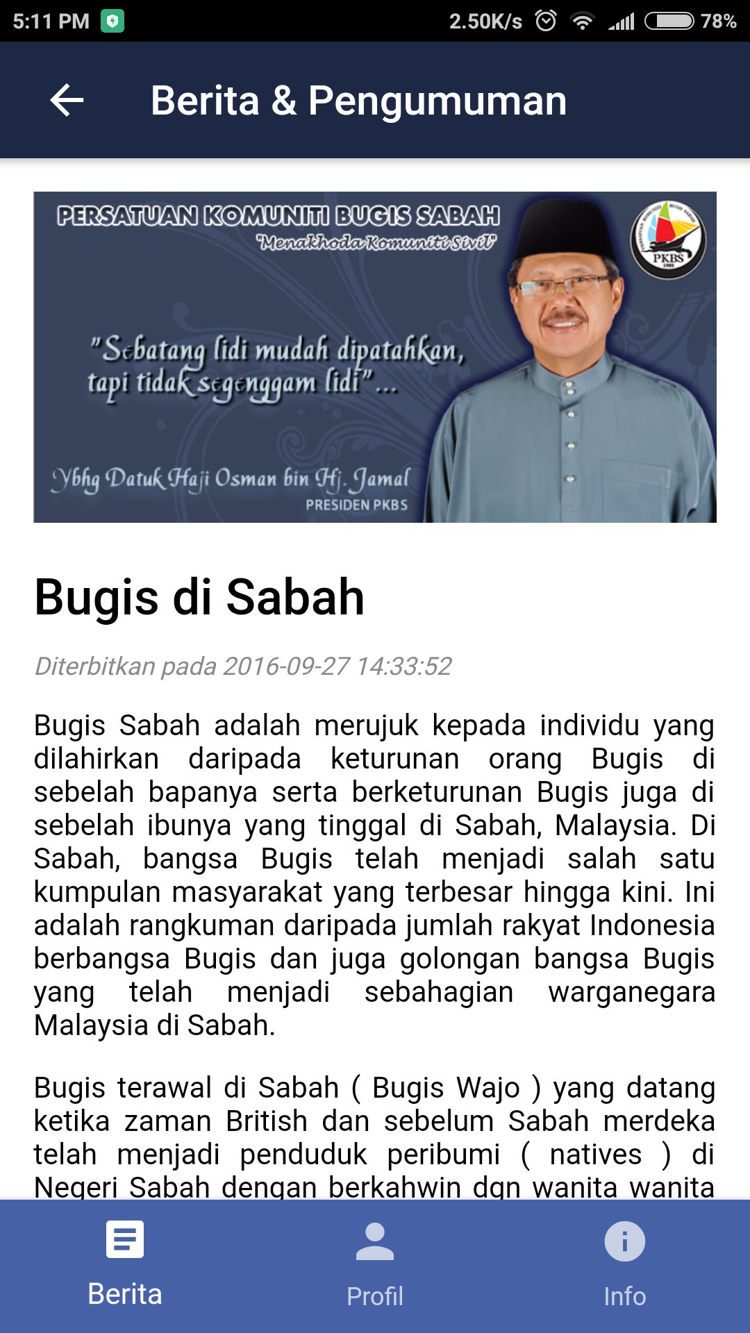 Persatuan Komuniti Bugis Sabah APK for Android Download