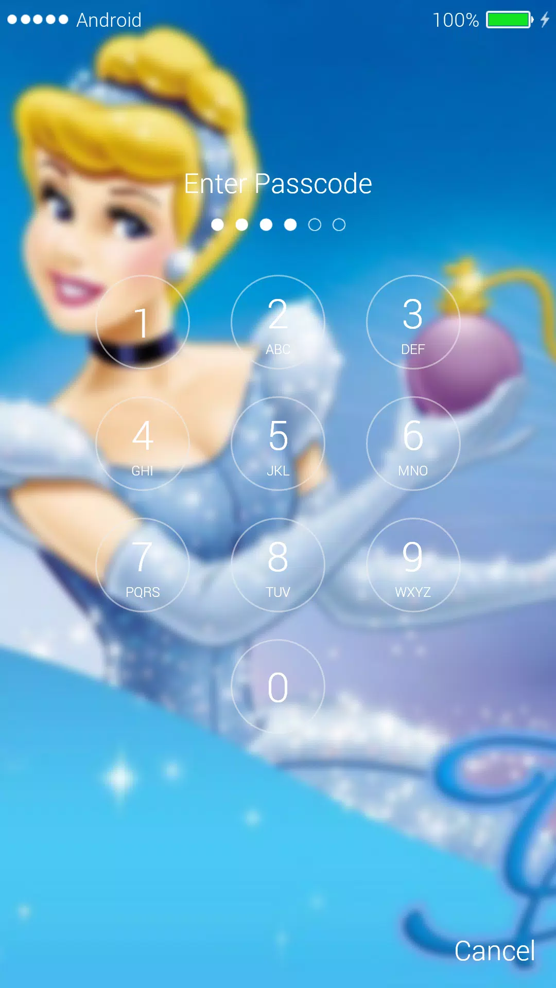 Princess Iphone Locks Screen
