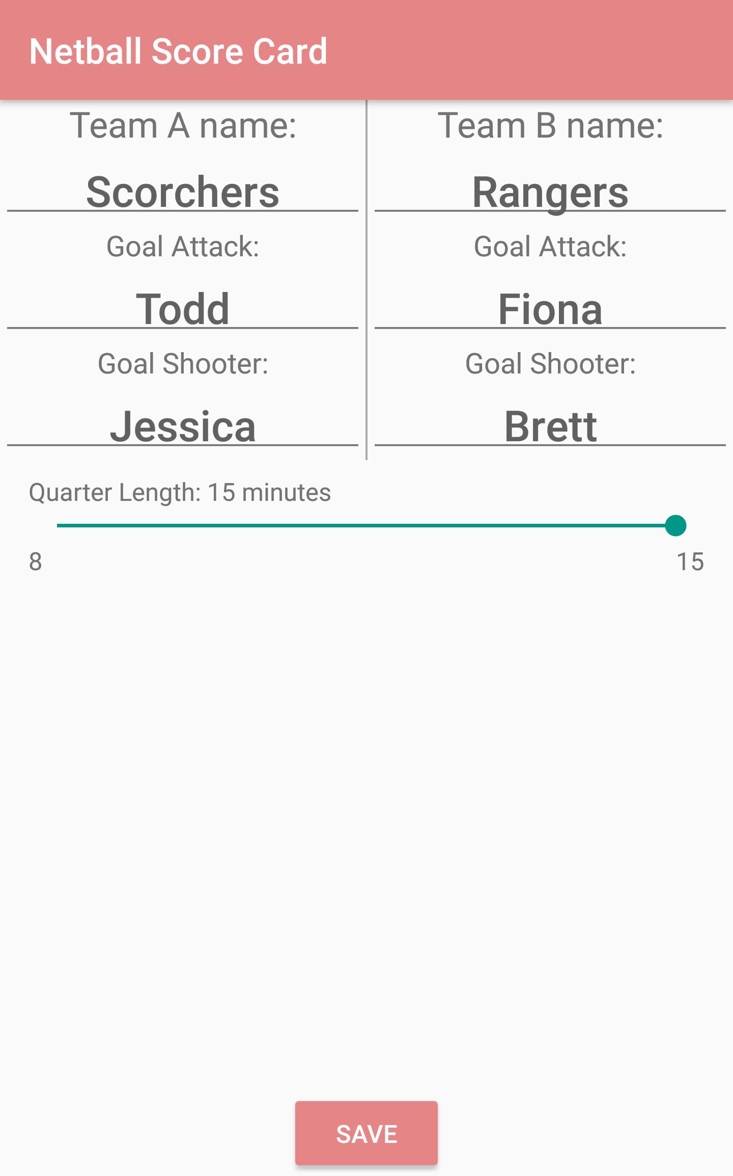 Netball Score Card APK per Android Download