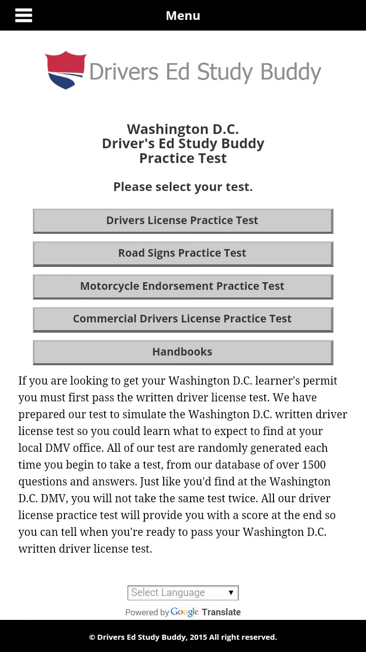 Washington DC Driver License APK for Android Download