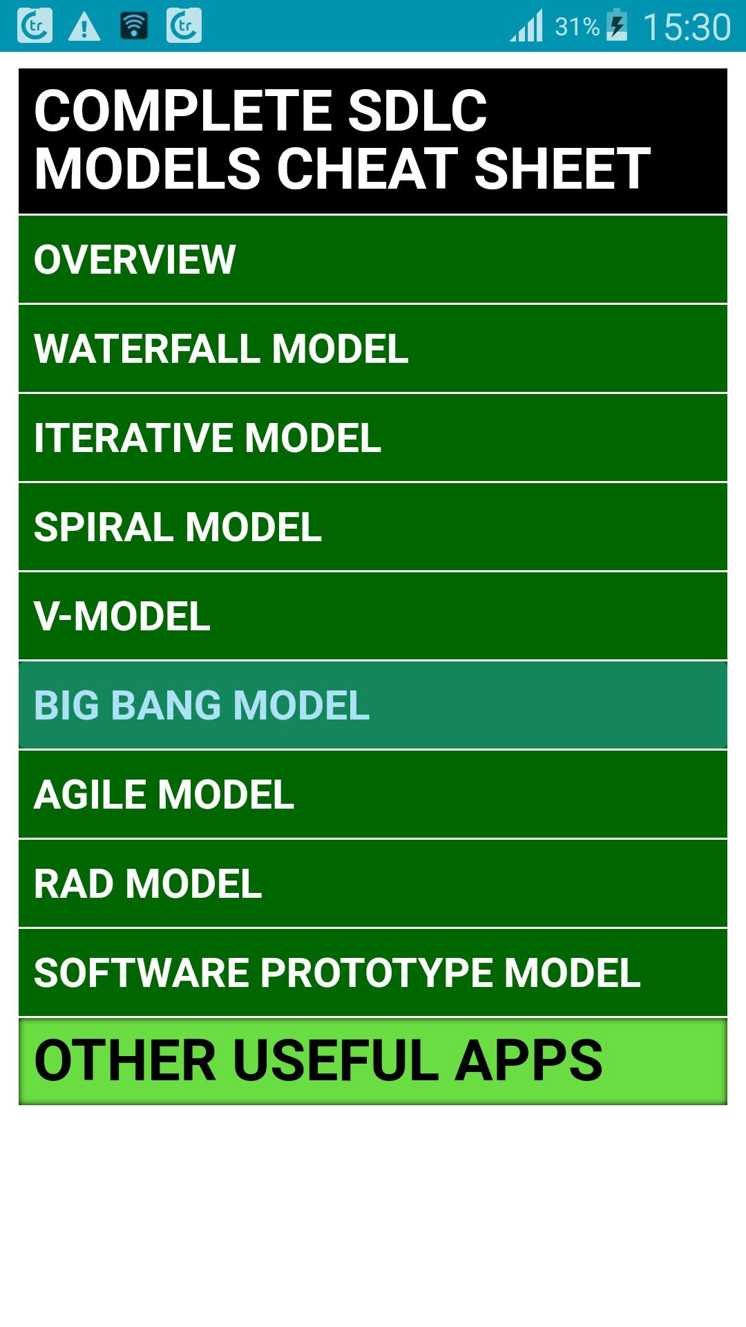 Complete SDLC Models Guide - Cheat Sheet APK untuk Unduhan Android Complete SDLC Models Guide - Cheat Sheet APK untuk Unduhan Android
