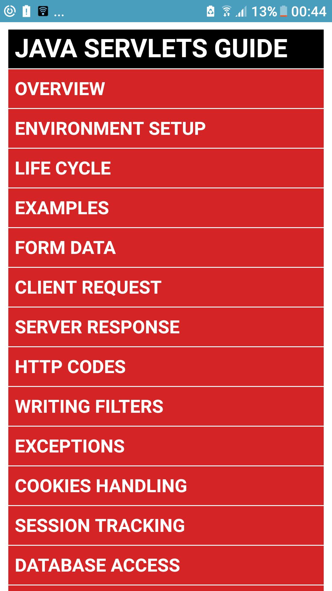 Learn JAVA Servlets Complete Guide (OFFLINE) APK Download for Android ... Learn JAVA Servlets Complete Guide (OFFLINE) APK Download for Android ...