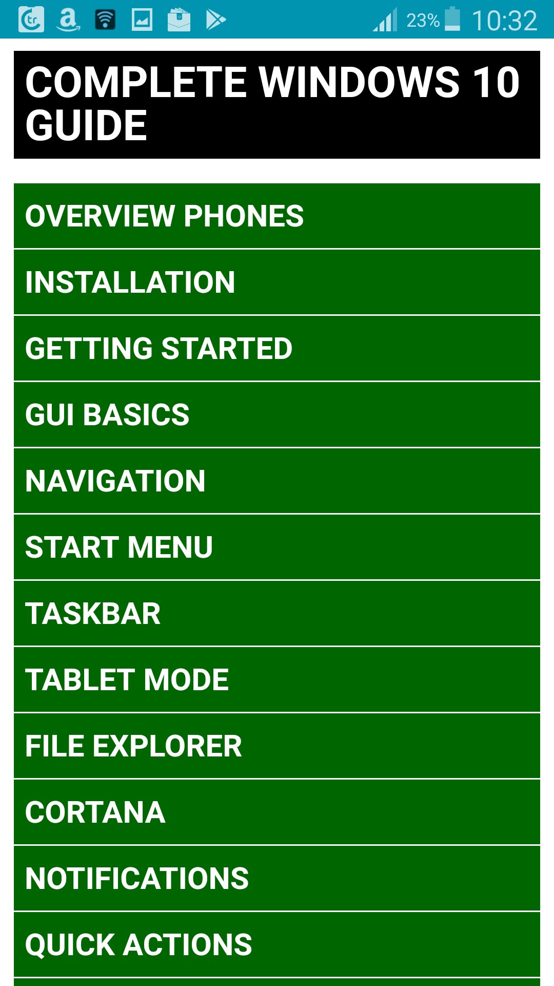 Learn Windows 10 Complete Guide (OFFLINE) APK for Android Download