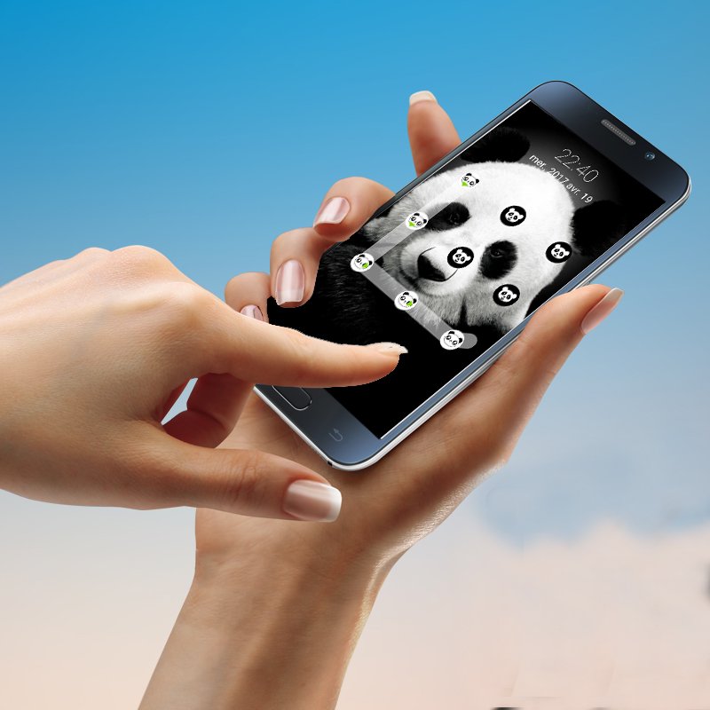 Descarga de APK de Panda lock pattern para Android