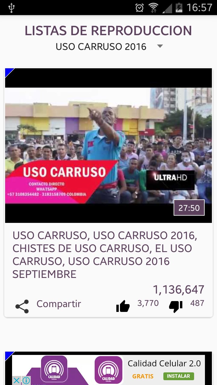 Descargar Uso Carruso Videos APK Última Versión 1.1 para Android