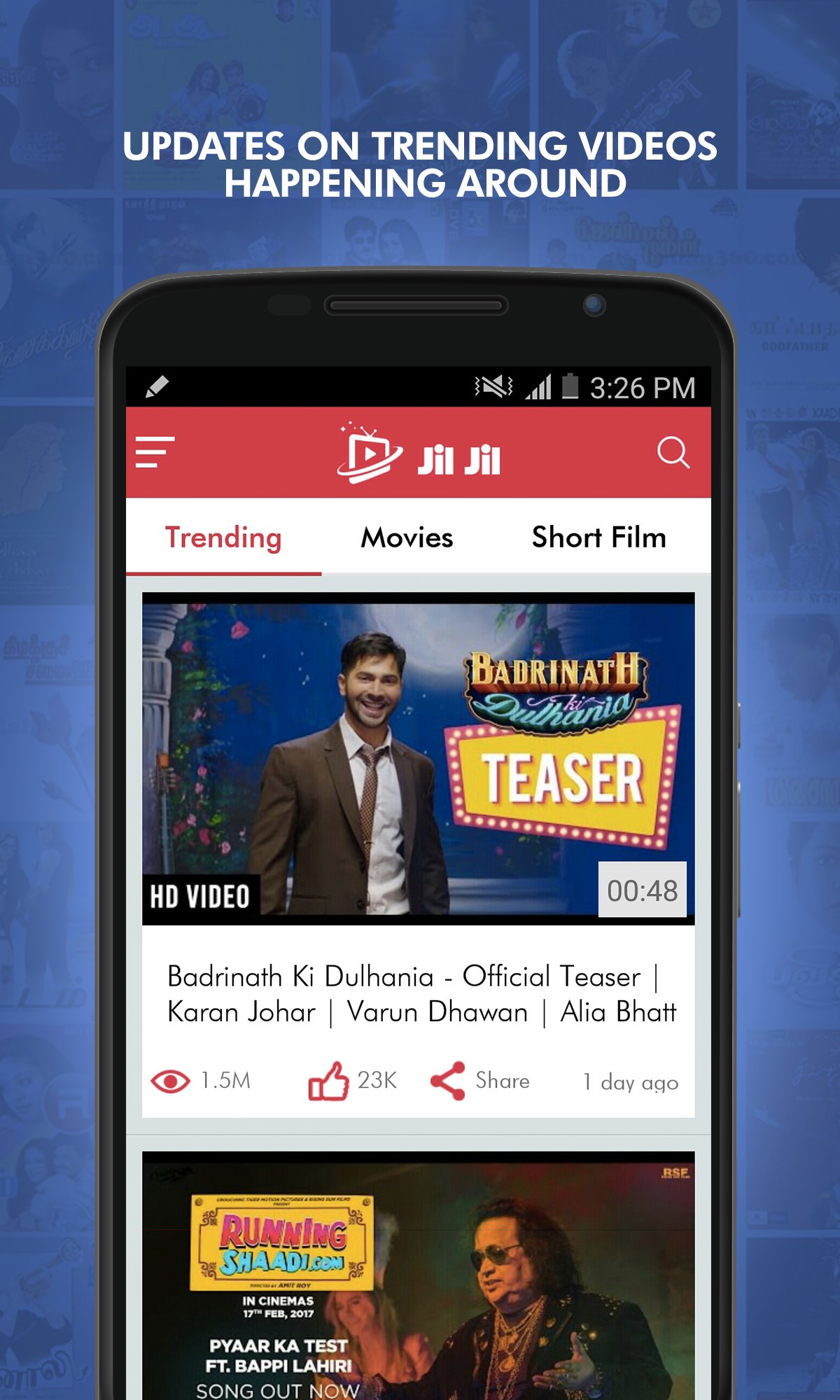Download Jil Jil: Free Movies & Serials Latest Version 1.3 Android APK File