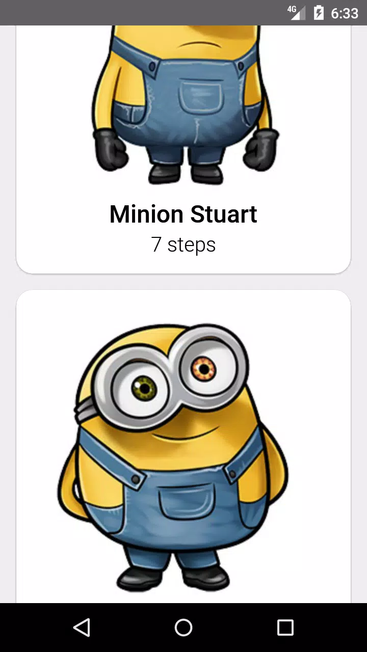 Minion Stuart Drawing