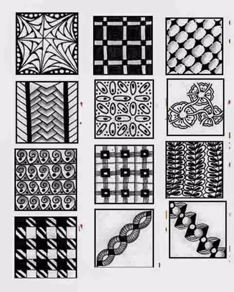 Zentangles Patterns Ideas