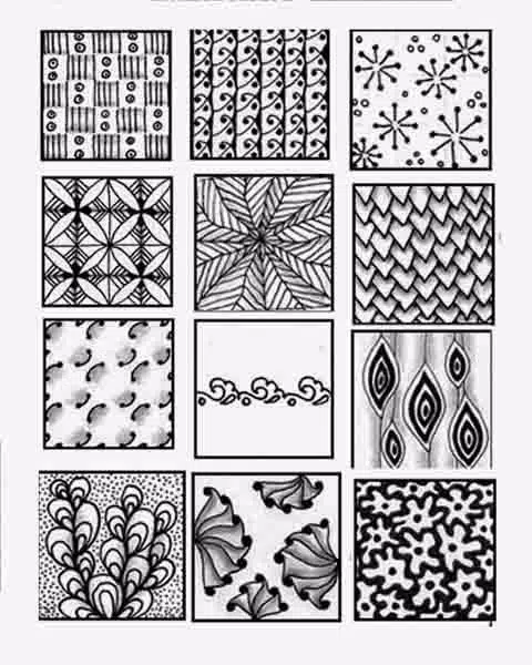 Zentangles Patterns Ideas