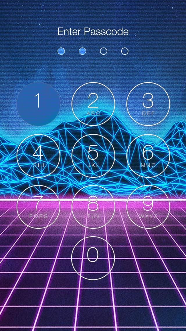 Vaporwave Lock Screen APK للاندرويد تنزيل