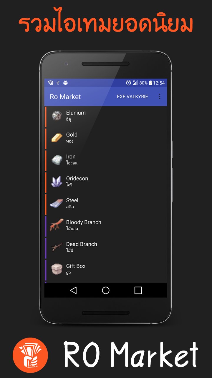 Ro Market แอพรวมราคาไอเท็ม APK untuk Unduhan Android