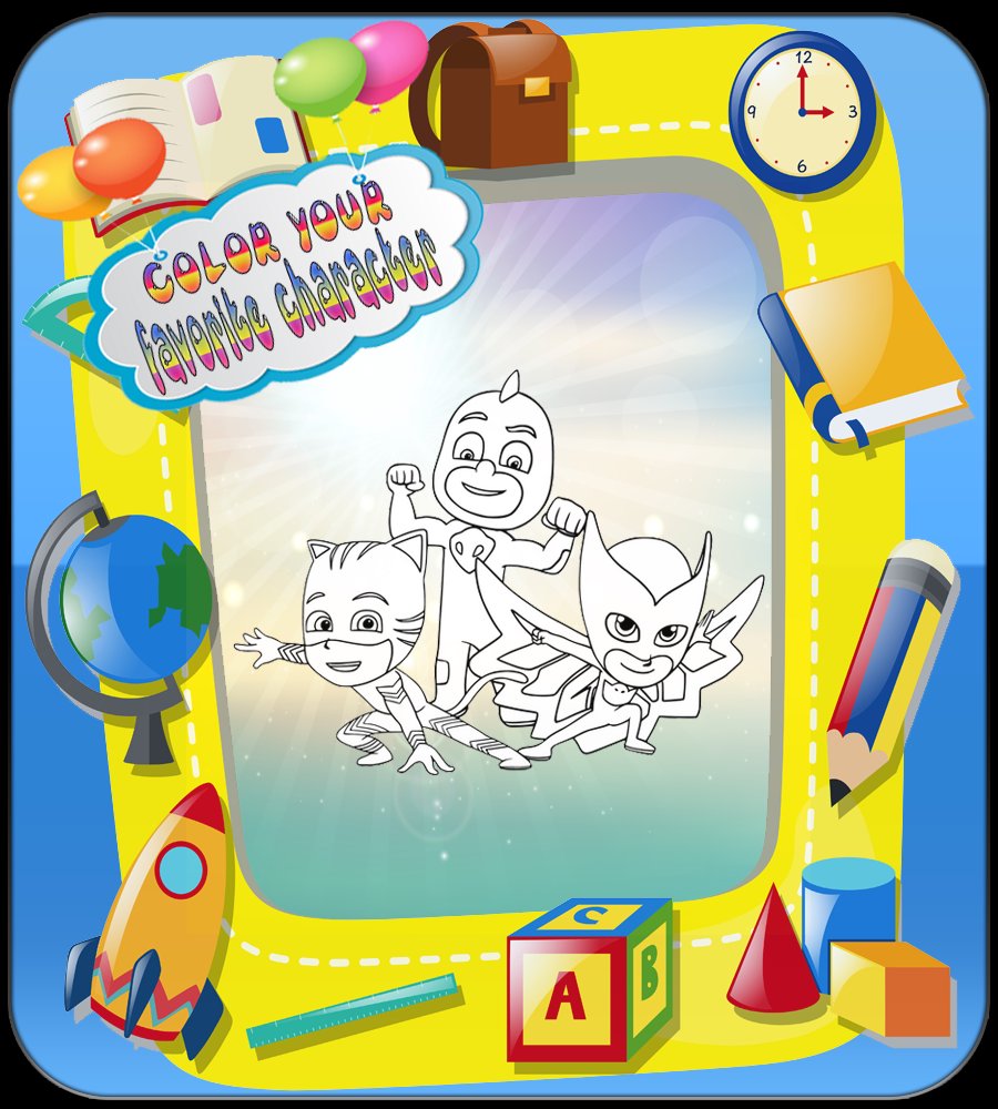 How to color Pj Masks coloring game for kids APK for Android Download