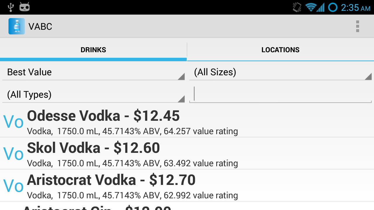 VABC - Virginia ABC Store Info APK for Android Download