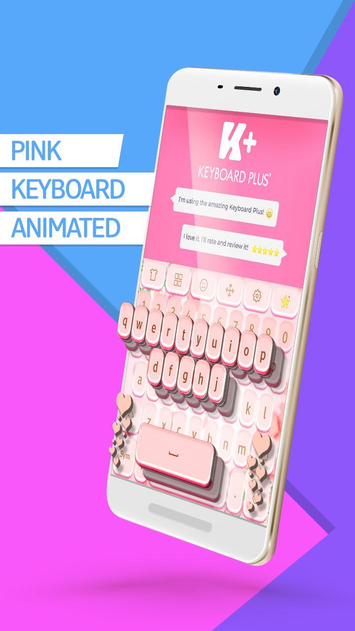 Pink Animated Keyboard Apk For Android Download