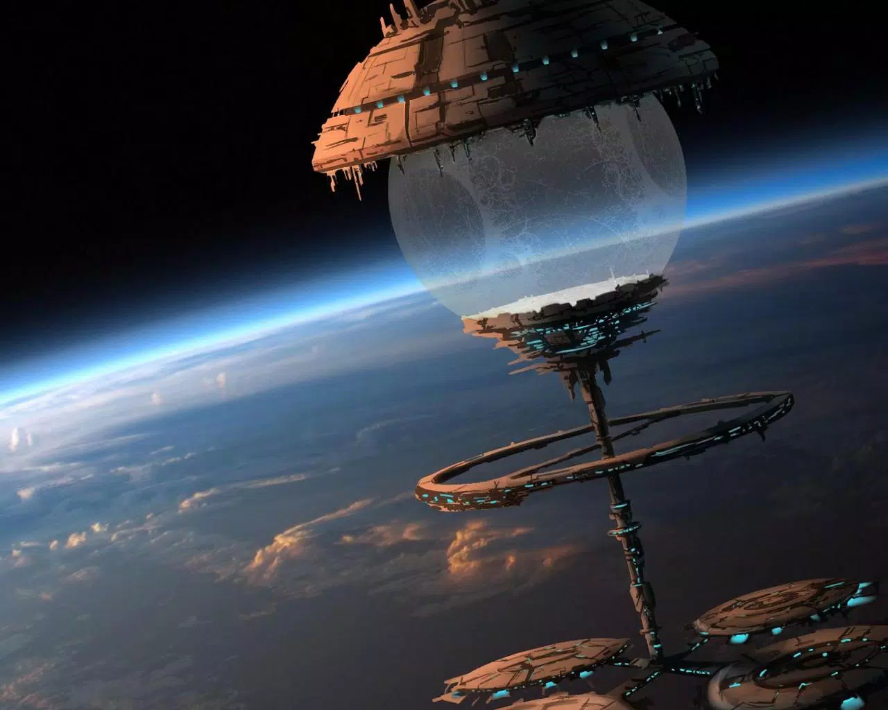 Space Colony Wallpaper