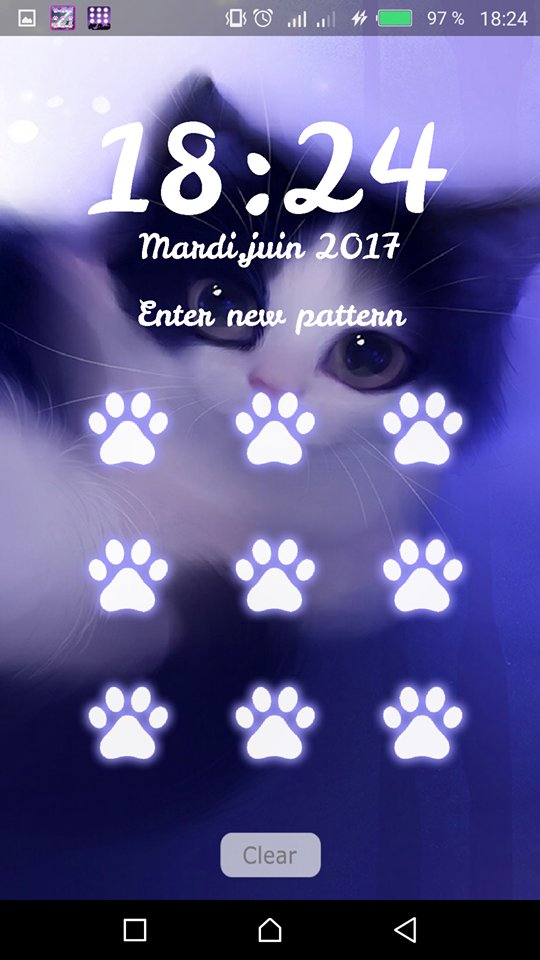 Cute Kitty Lock Screen APK للاندرويد تنزيل