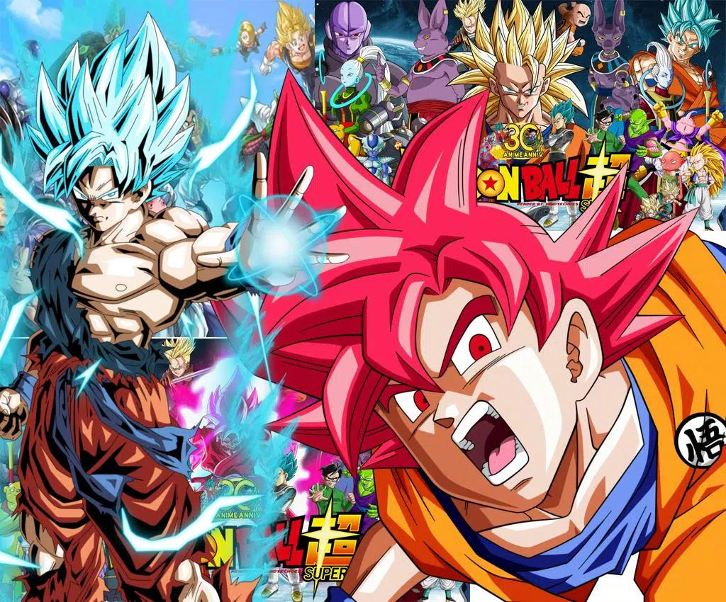 Goku All Super Saiyan Forms Wallpaper