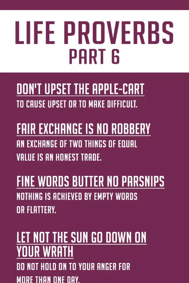 Proverbs And Sayings About Life