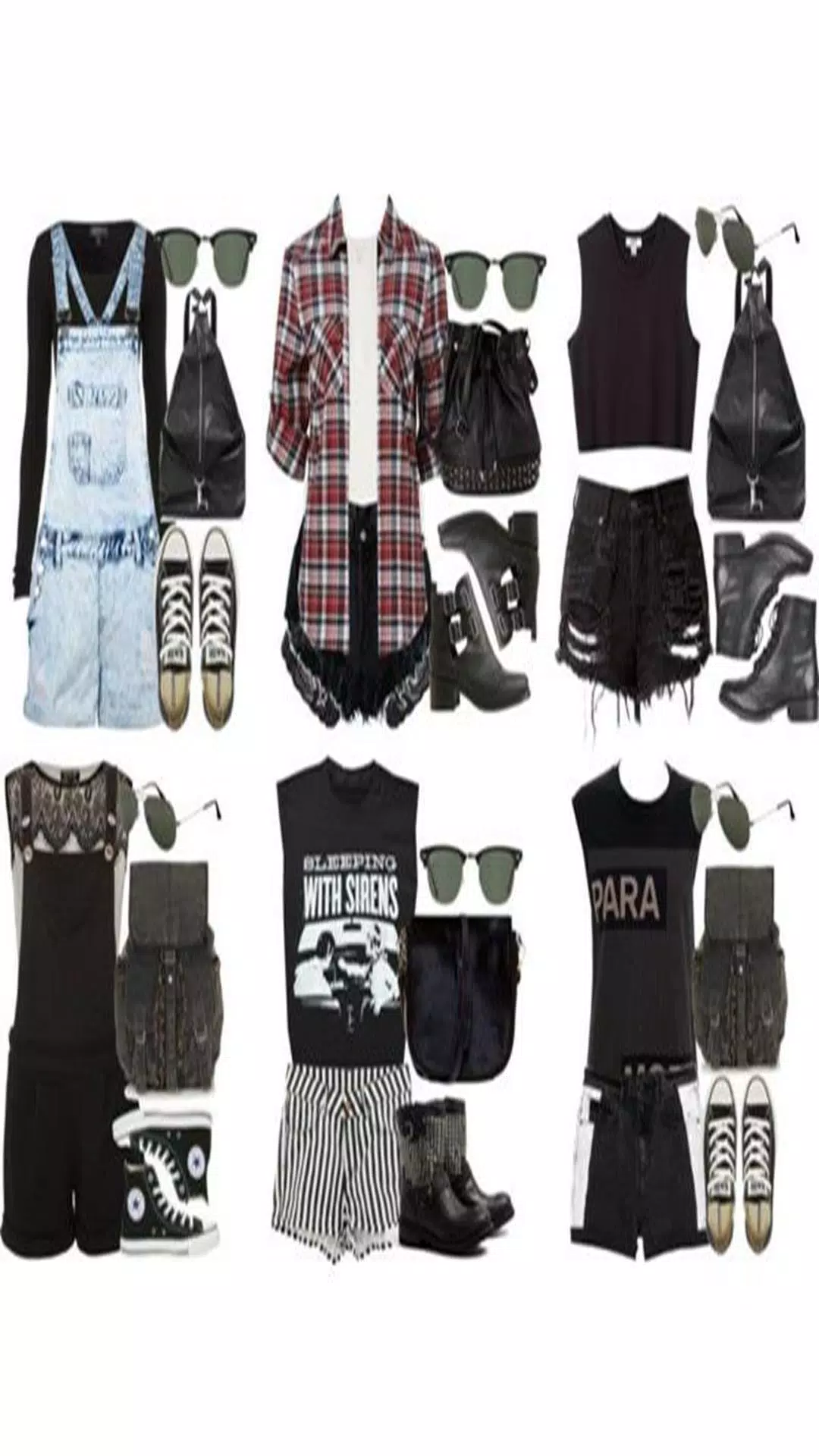 Punk Polyvore Sets