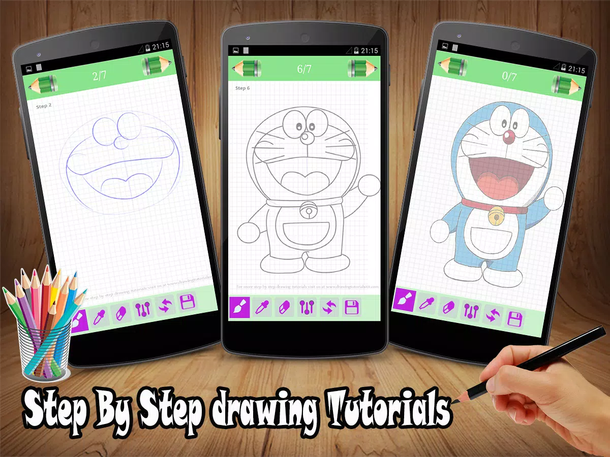 Doraemon Sketch Step By Step