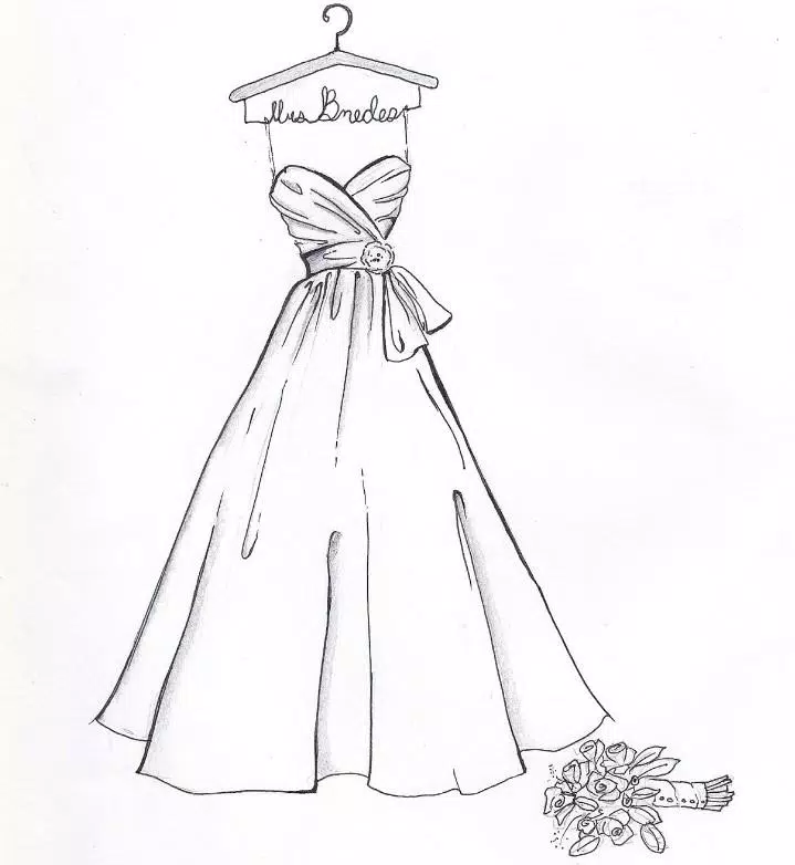 How To Draw Dresses For Beginners Step By Step