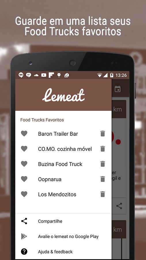 Lemeat - Mapa de food trucks Android के लिए APK डाउनलोड करें