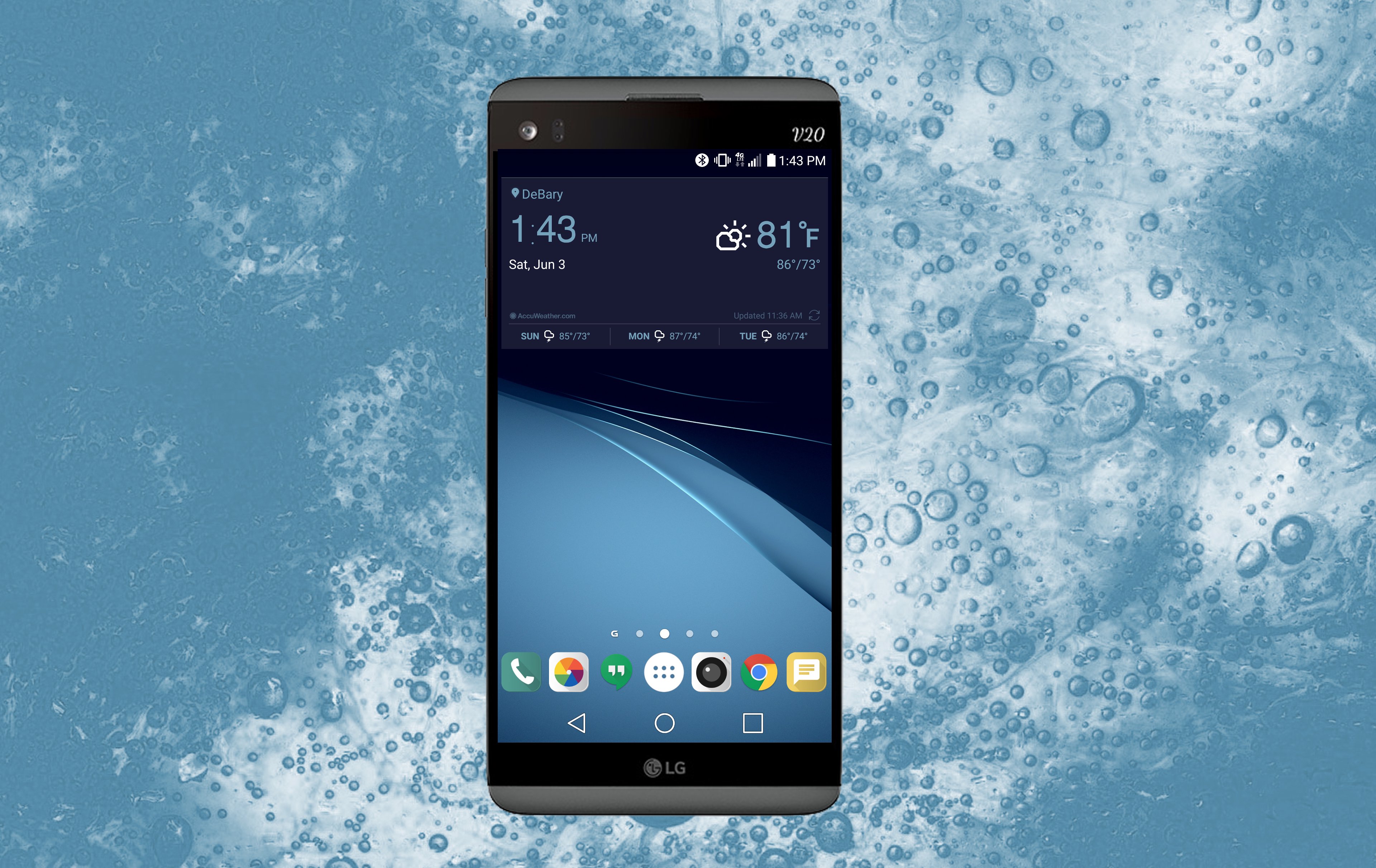 Ice Blue Theme for LG G6 Latest Version 1.0.0 for Android